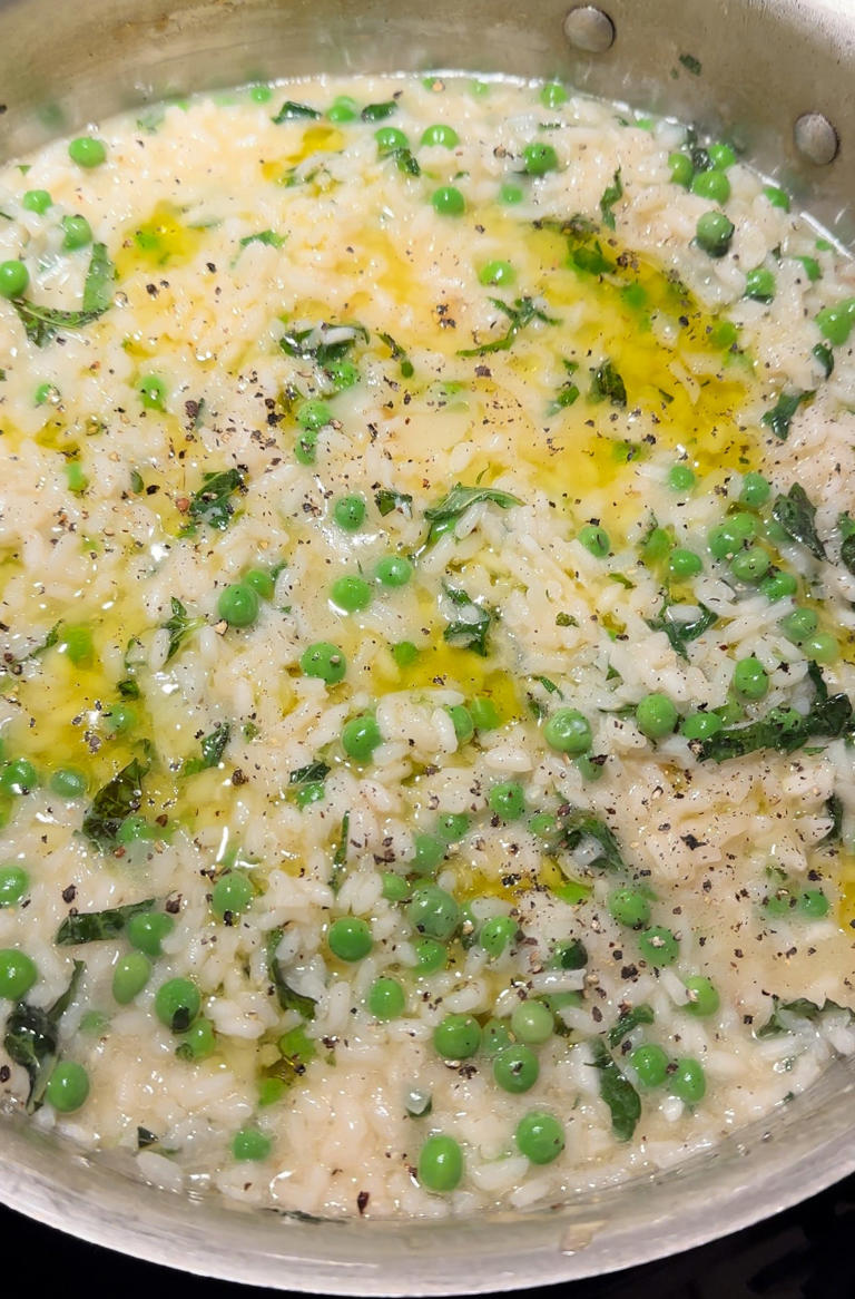 Spring Pea & Mint Risotto