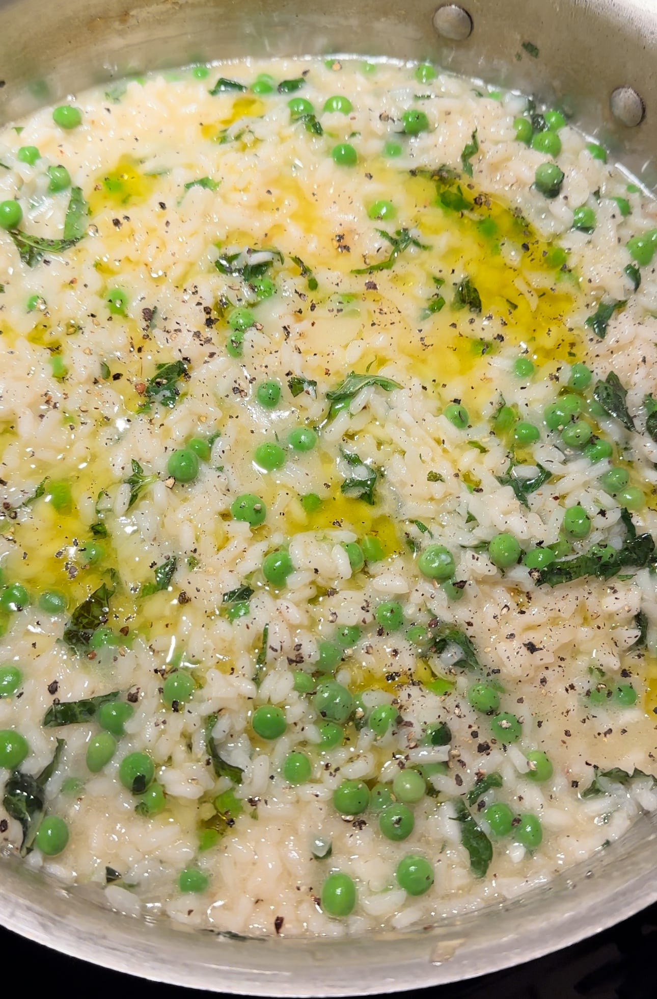Spring Pea & Mint Risotto