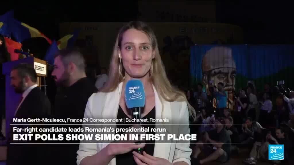 Romania exit polls point to 'comfortable lead' for far right's George ...