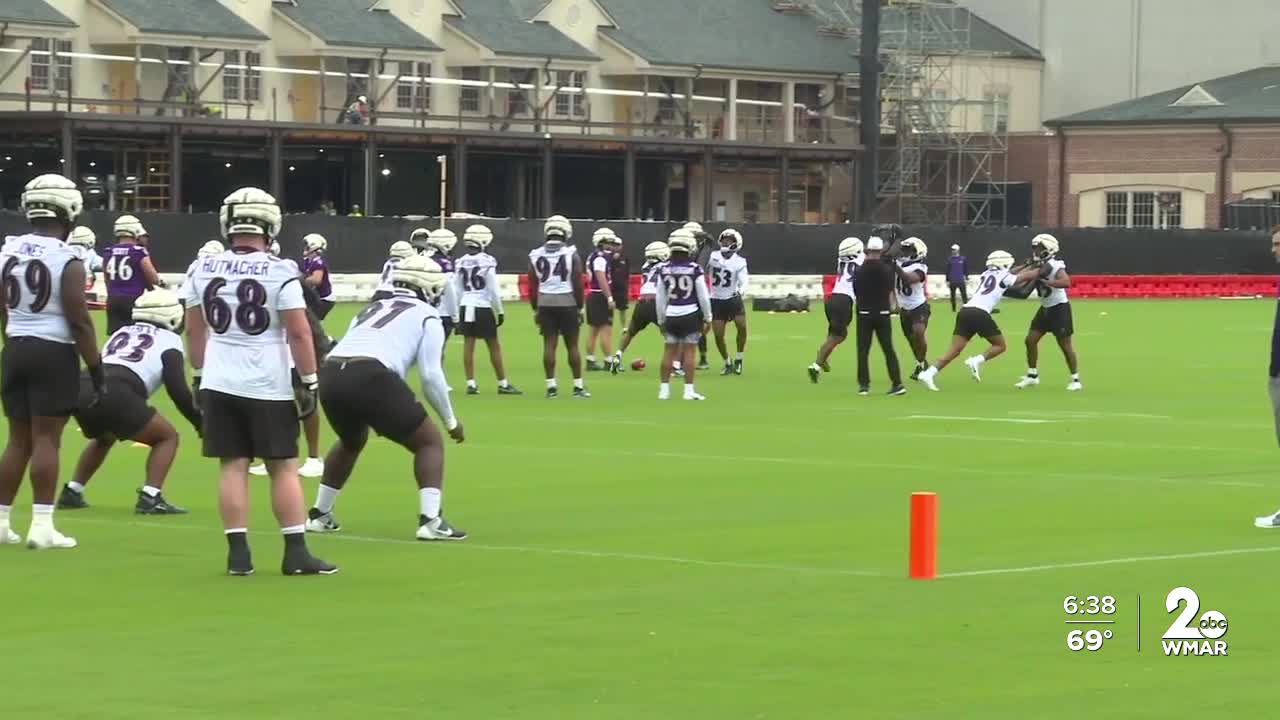 Ravens rookies hit the practice field for minicamp