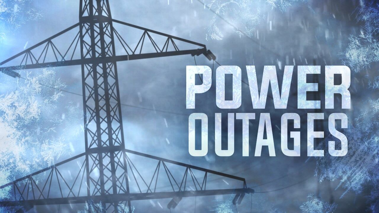 Downed tree causes power outages