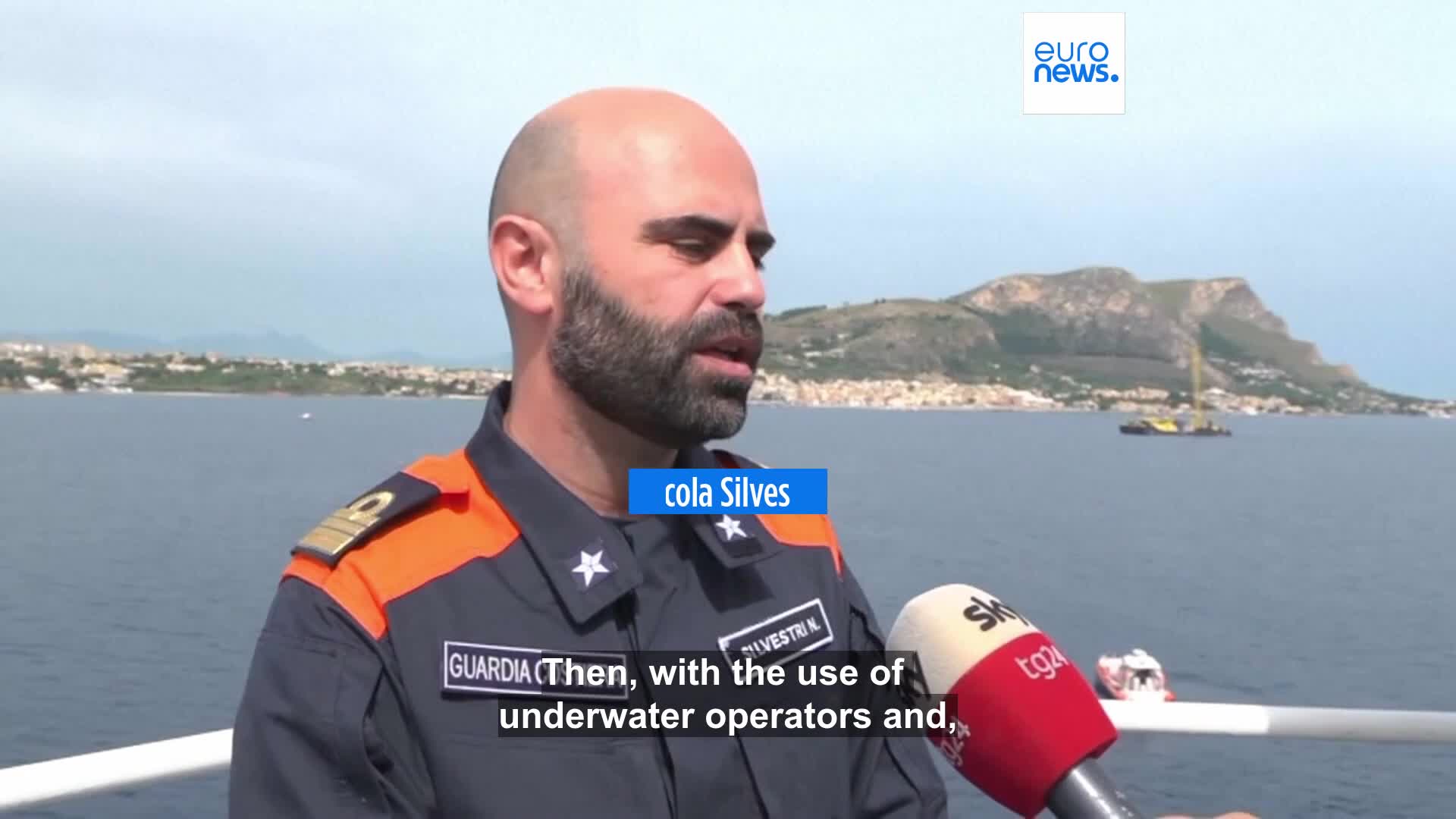 Marine salvage experts start recovery of sunken superyacht Bayesian in ...