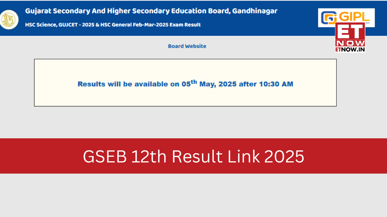 [Direct Link] GSEB 12th Result 2025: Check Direct Link to Download Your ...