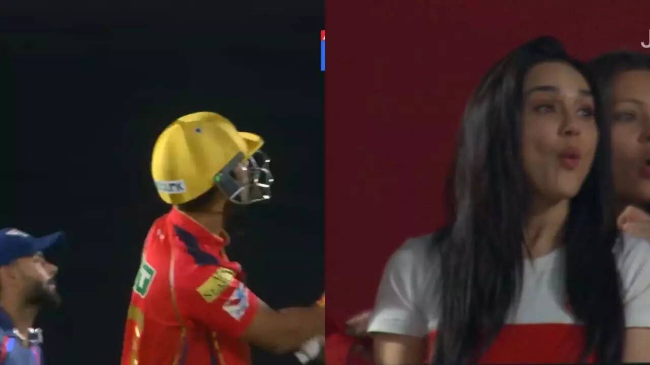 Punjab Kings batter sends ball flying out of Dharamsala (stadium) – see ...