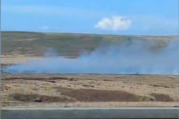 Huge moorland fire that caused havoc near motorway extinguished after 3 ...