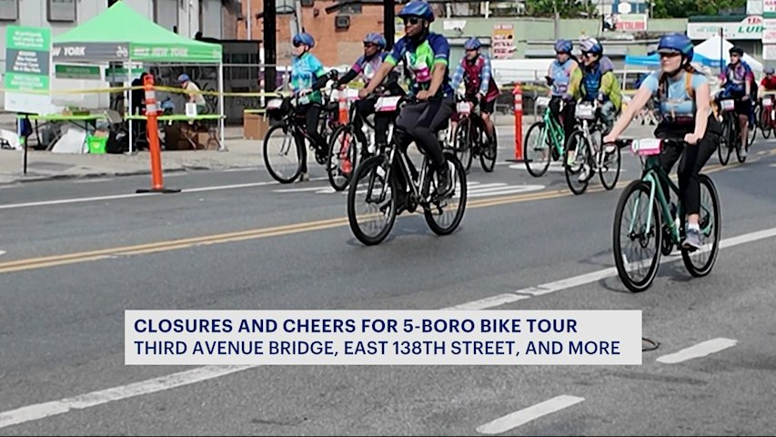 47th annual TD Five Boro Bike Tour closes some streets in The Bronx