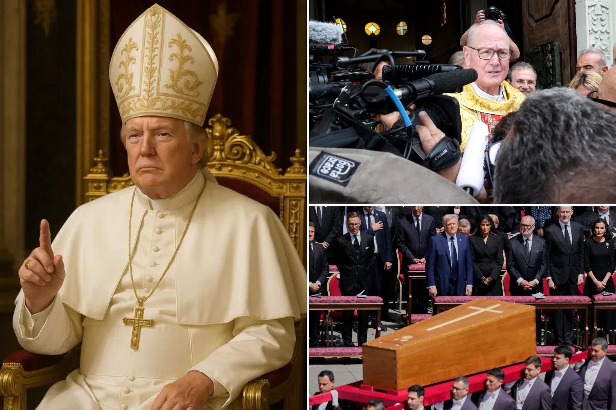 Cardinal Dolan doesn’t like AI image of Trump as pope: ‘I hope he didn ...