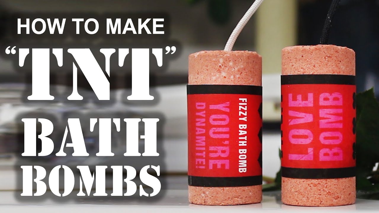 Learn How to Make a TNT-Inspired Bath Bomb Yourself