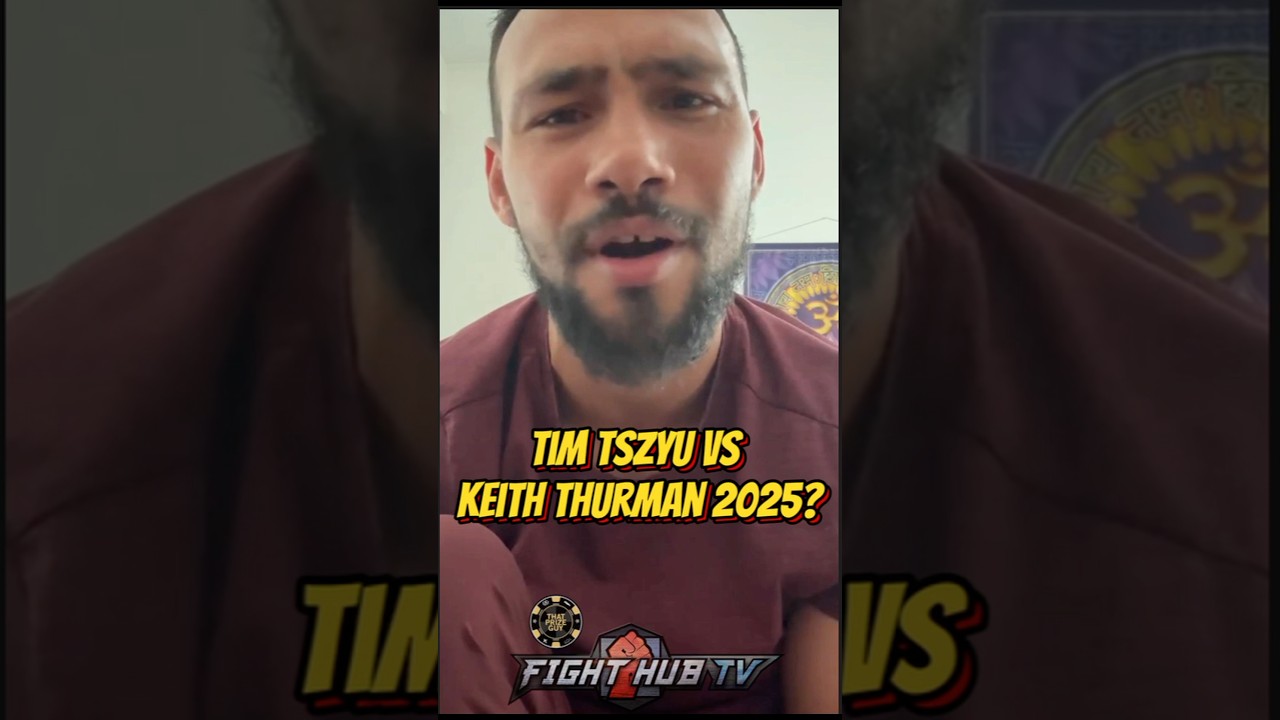 Keith Thurman Opens Up on Potential Fight With Tim Tszyu in the Future