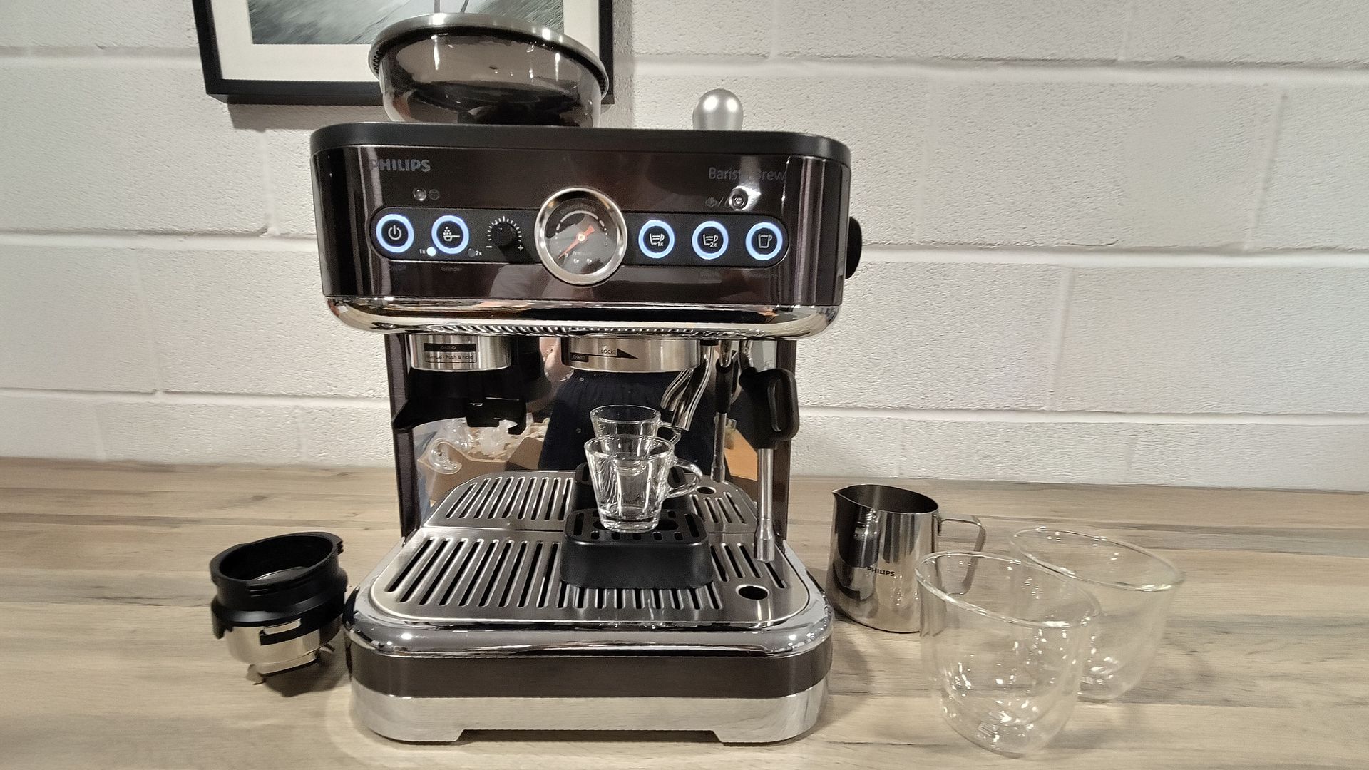 The Philips Barista Brew espresso machine is good-looking and well ...
