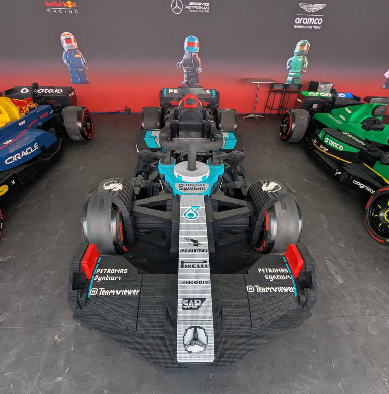 How LEGO brought 10 life-size, fully-drivable F1 cars to life