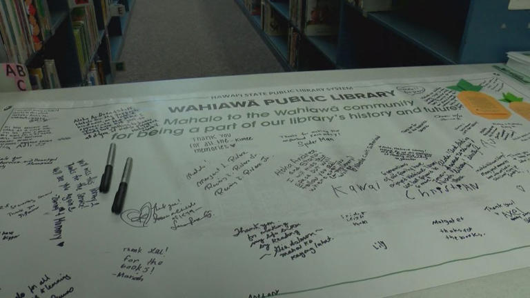 Wahiawa Public Library closes, construction on new building begins soon