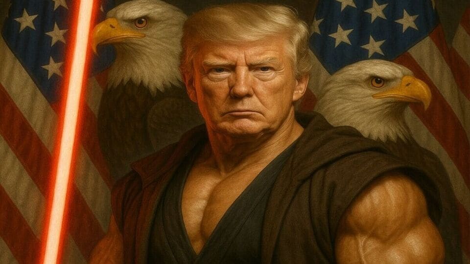 Donald Trump the Sith? White House’s AI-generated Star Wars Day post ...