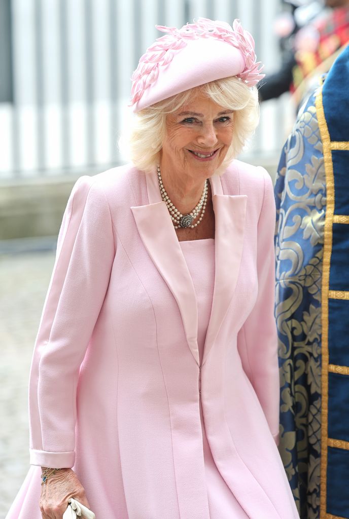 Queen Camilla's cherry print dress proves fashion can be fun in your 70s