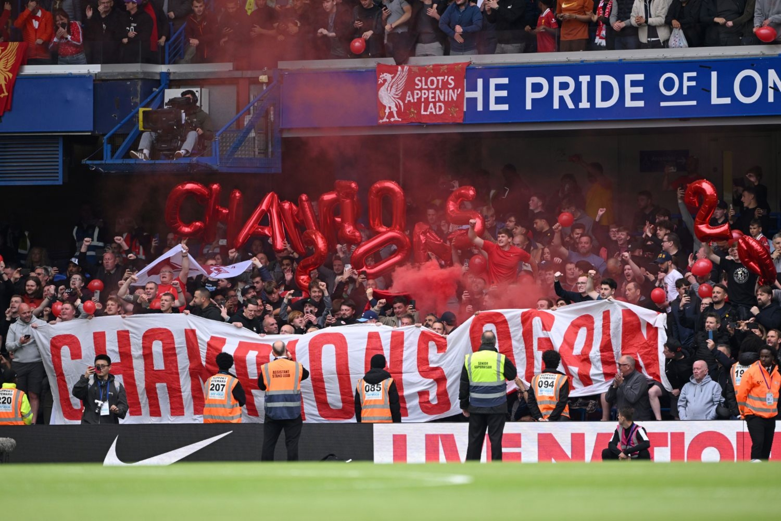 Ibou Konate sides with Liverpool fans in brilliant post match moment vs ...
