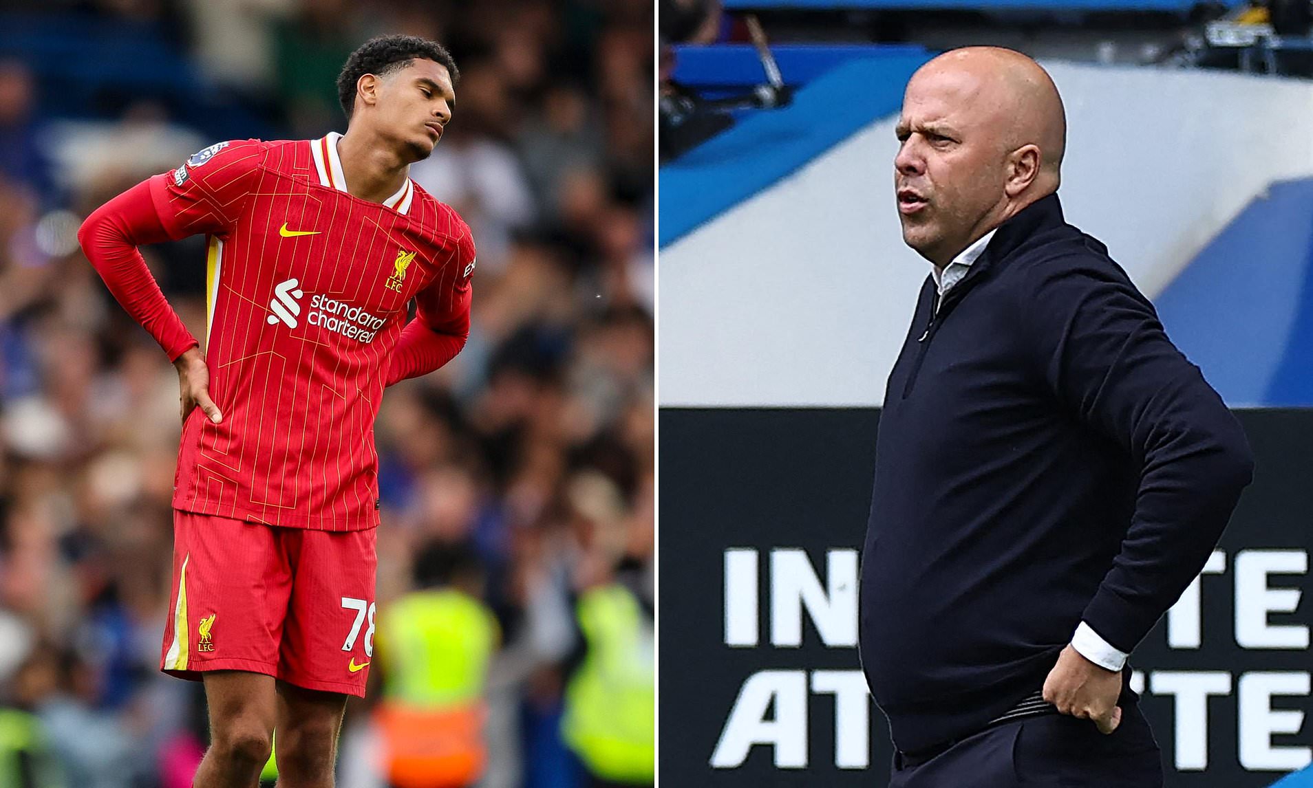 Arne Slot defends his team selection despite defeat by Chelsea but ...