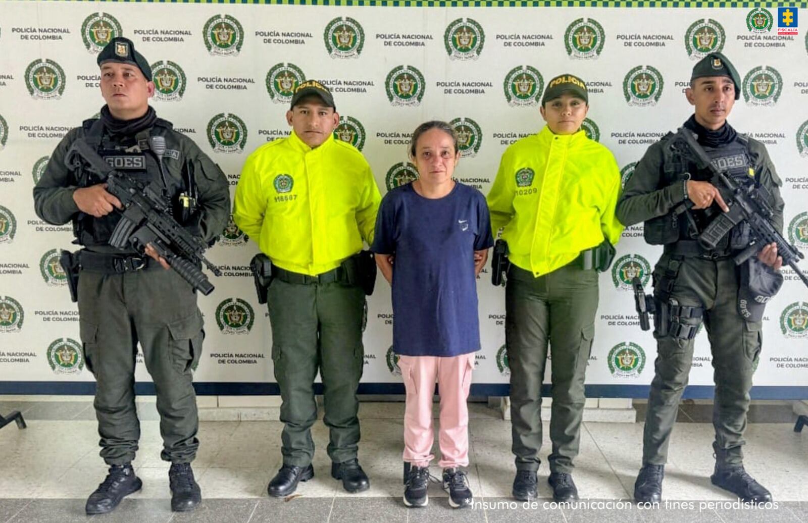 A la cárcel alias La Mona, presunta reclutadora de menores para las ...