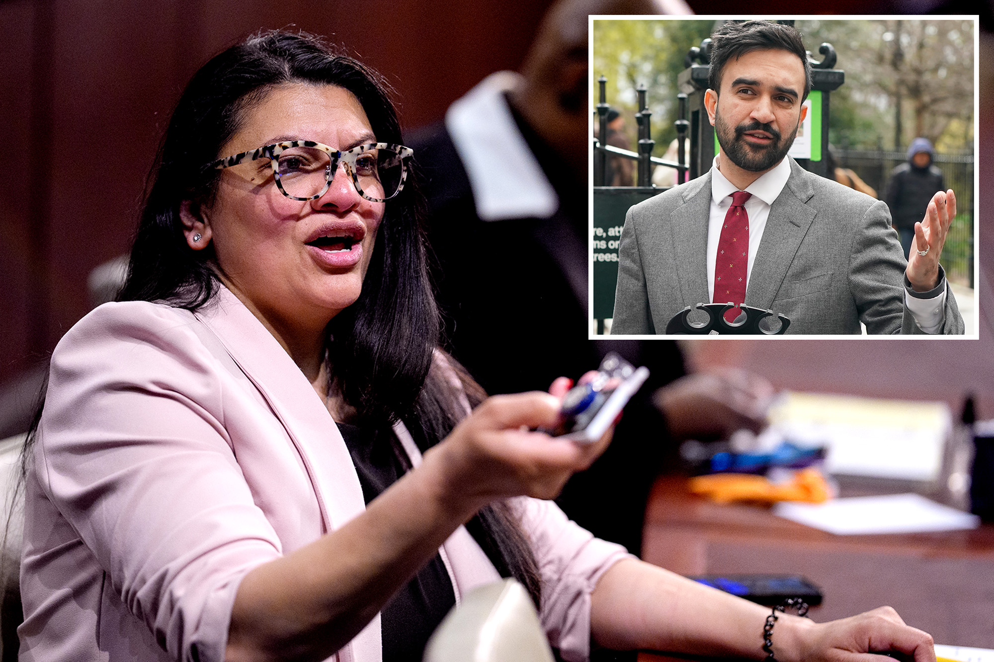 Anti-Israel ‘Squad’ member Rashid Tlaib fundraises for NYC mayoral ...