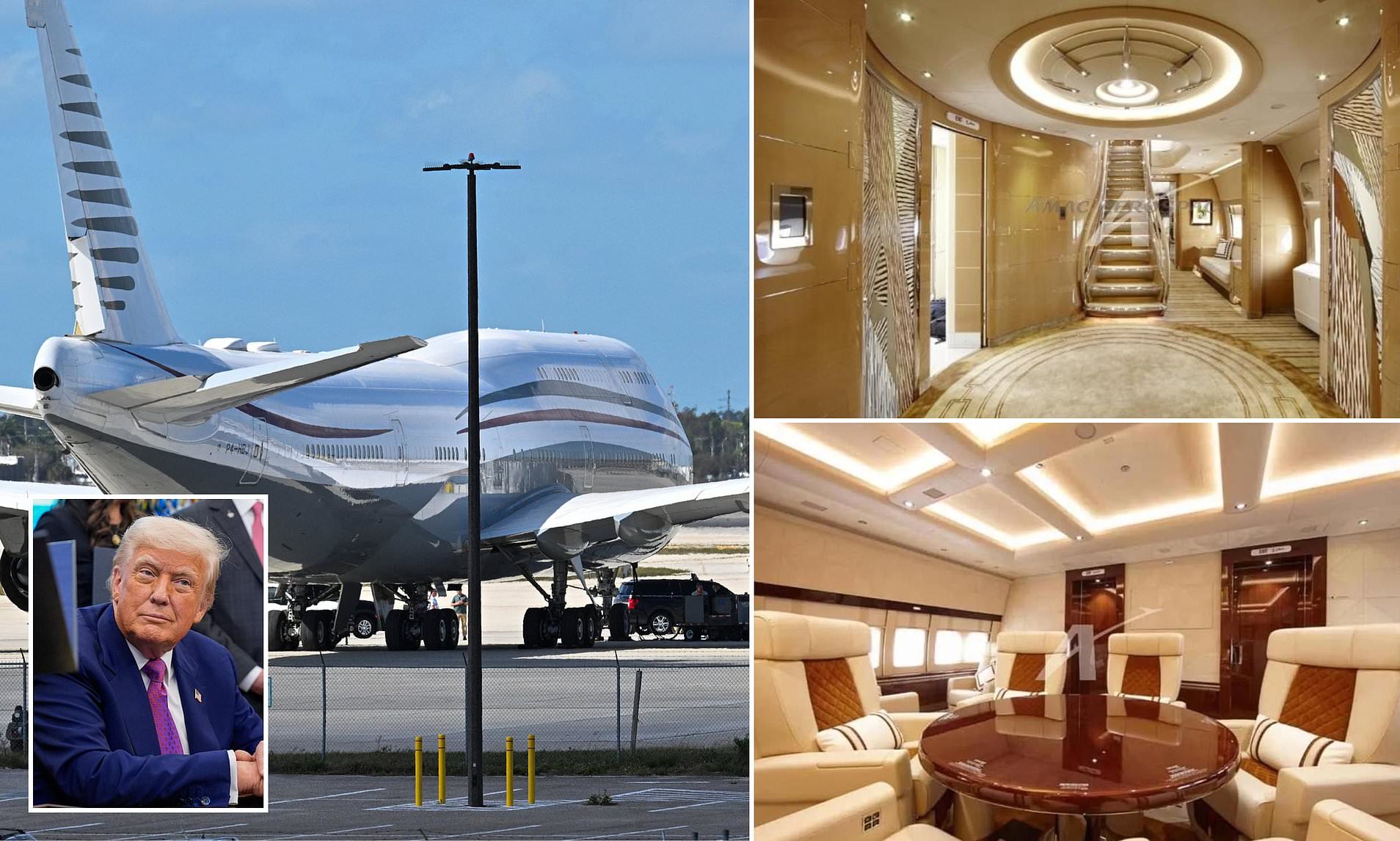 Trump to accept $400 million 'flying palace' from Qatar and will KEEP ...