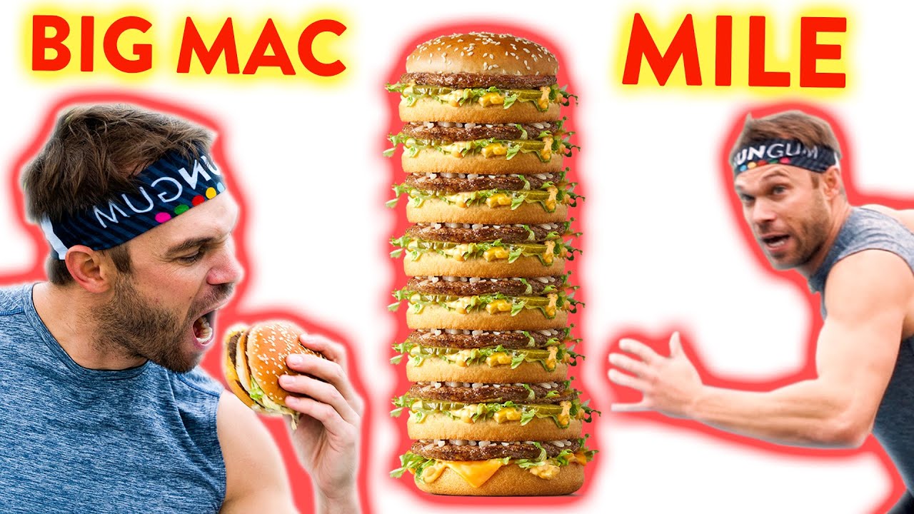 Running a Mile After Eating FOUR Big Macs