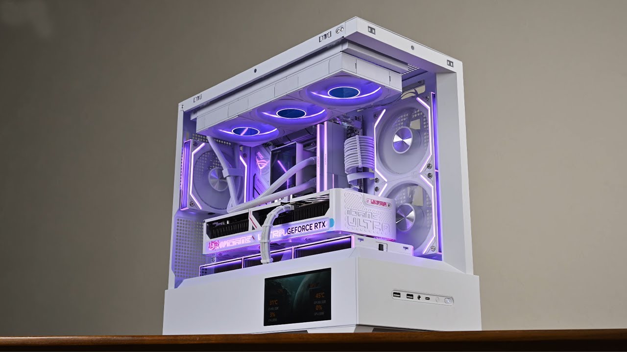 Building A White Gaming PC 🤍 Ryzen™ 7 9700X + ROG B850-G GAMING ...
