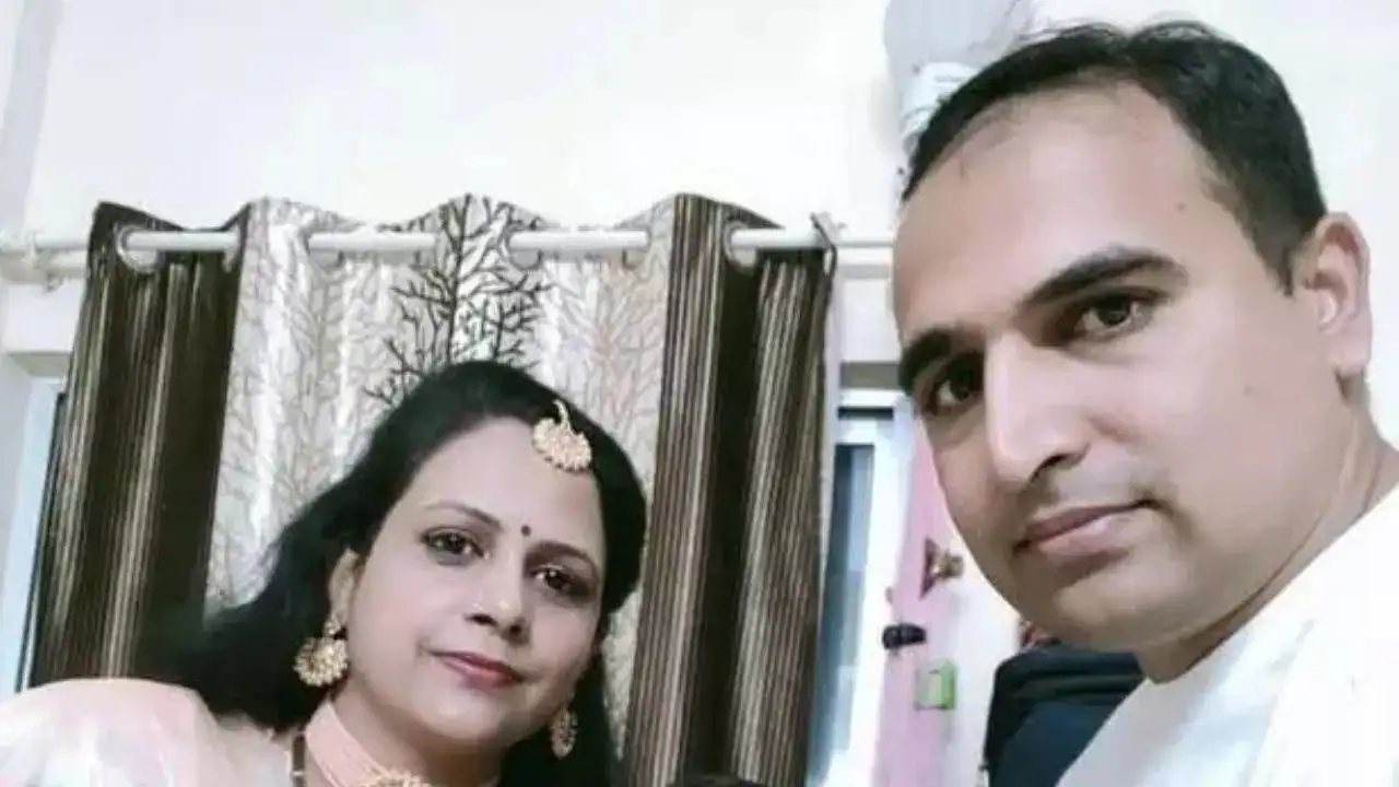 'I love you': IAF martyr Sergeant Surendra Moga's wife clutches his uniform as family bids final ...