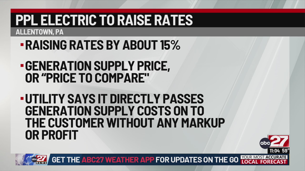 PPL Electric to raise rates