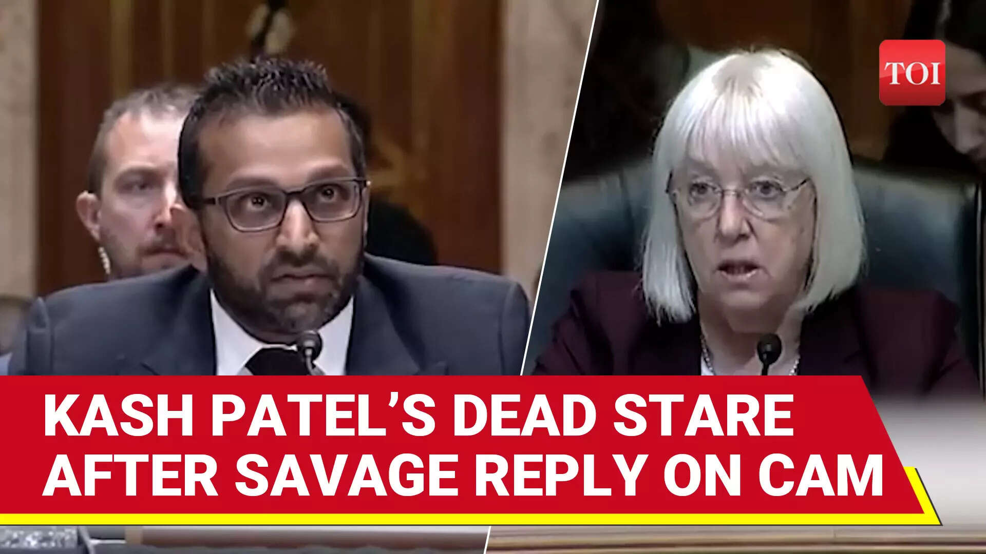 Kash Patel Drops Verbal Nuke, Then Stares At Patty Murray | Fiery Clash ...