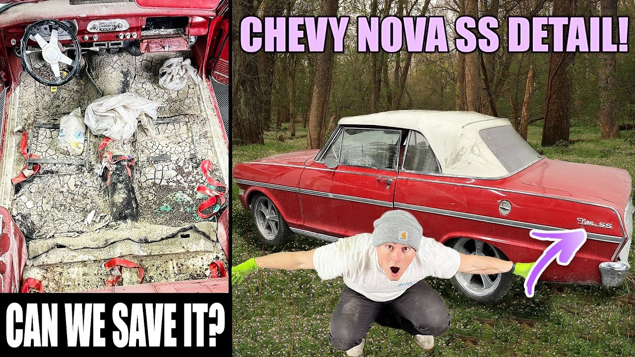 Flooded Chevy Nova SS restored after severe water damage