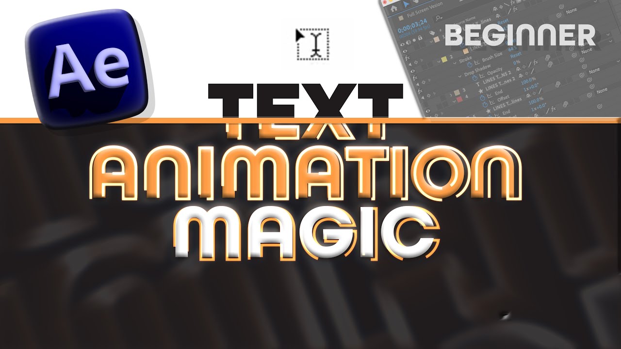 After Effects Beginner's Guide to Epic Animated Titles
