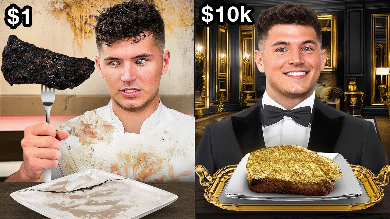 Can You Taste the Price? $1 vs $10K Steak Test