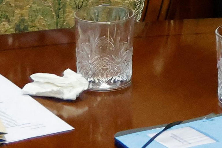 Truth behind Emanuel Macron's 'white bag' video on train as 'cocaine ...