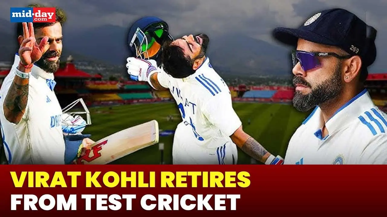 Virat Kohli retires from test cricket after 14 glorious years - Watch video