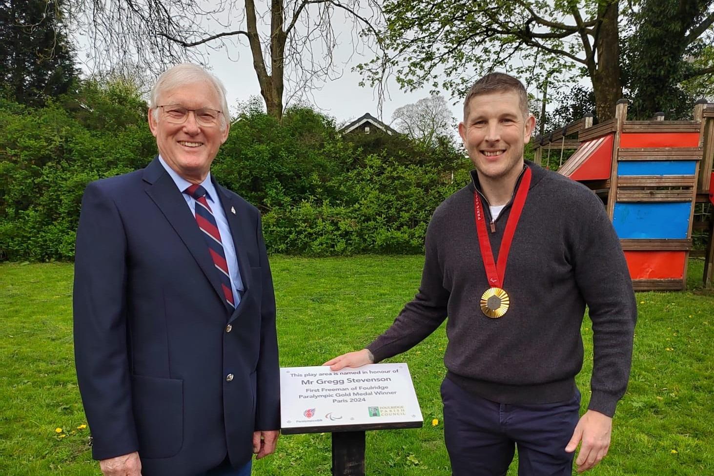 Foulridge play area named after Paralympics gold-winning rower Gregg ...