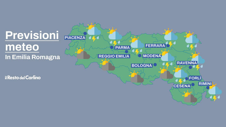 Temporali forti in Emilia Romagna, scatta l’allerta meteo: le ultime previsioni