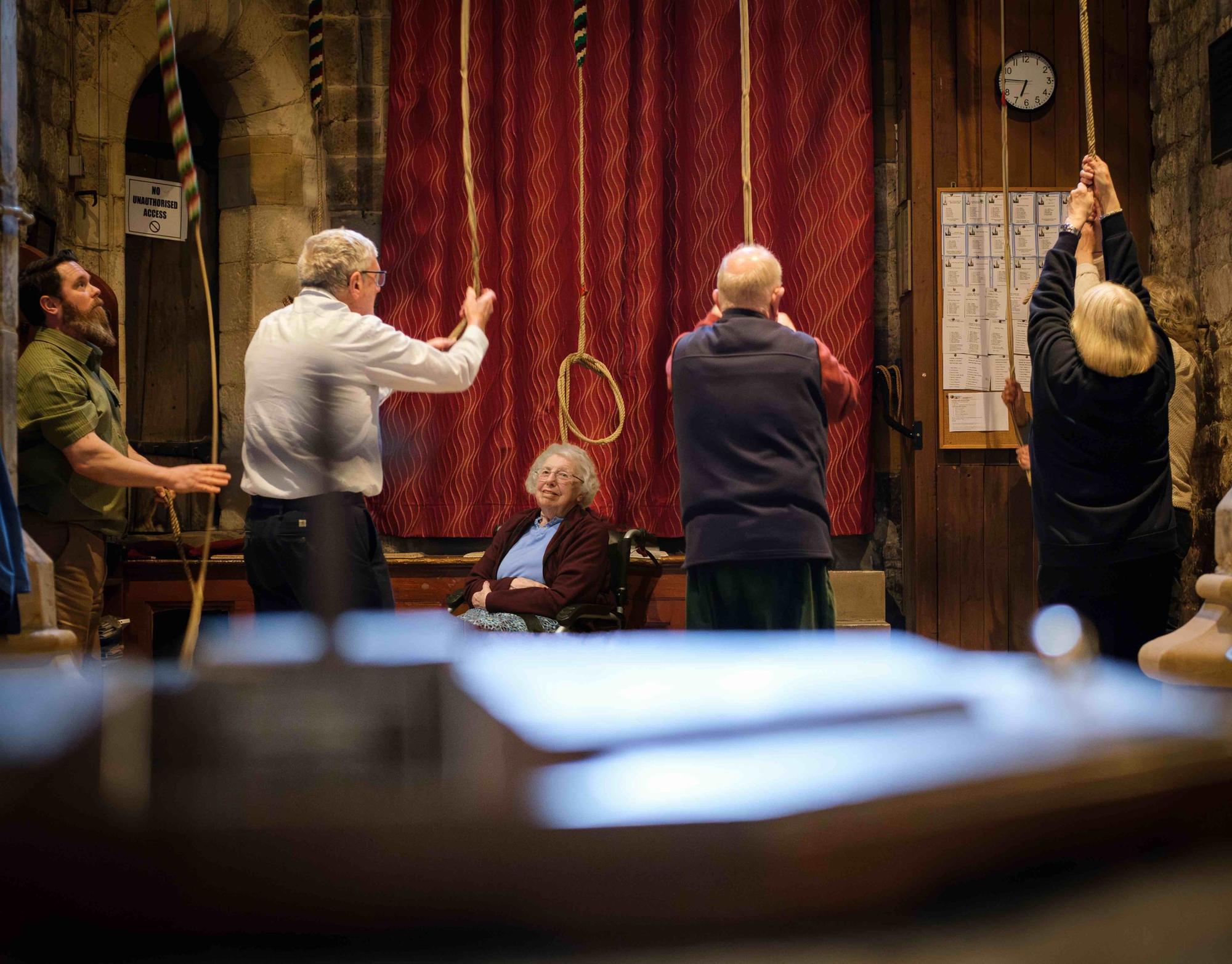 ‘Royal’ bell-ringer Jean, 89, reconnects with past through powerful ...