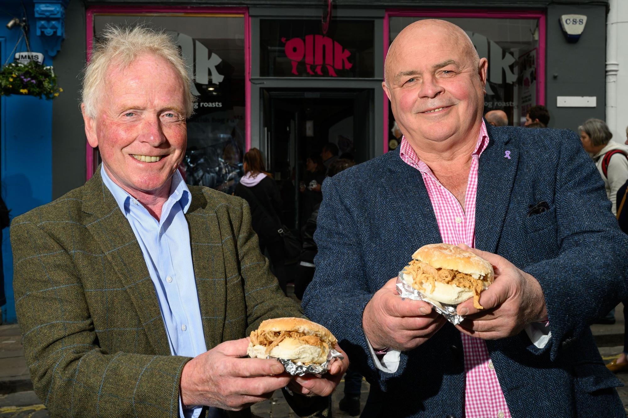Famous Edinburgh hog roast toasts 25 years of success