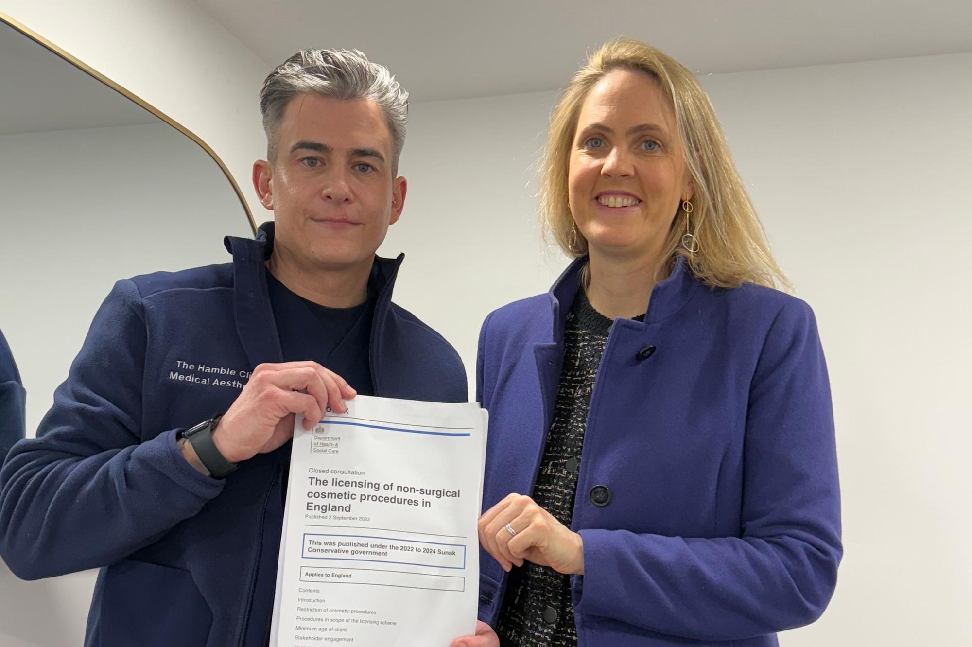 Aylesbury clinic welcomes local MP as UK moves to license non-surgical ...