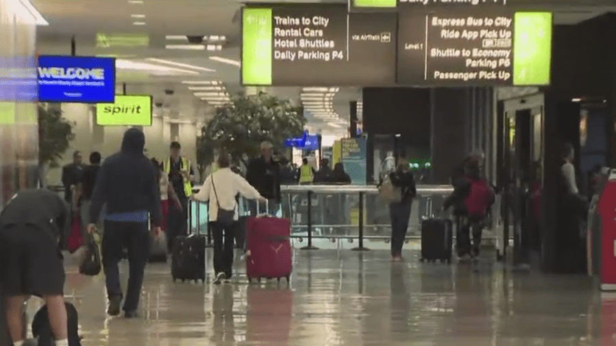 Ground stops at Newark Airport due to thunderstorms