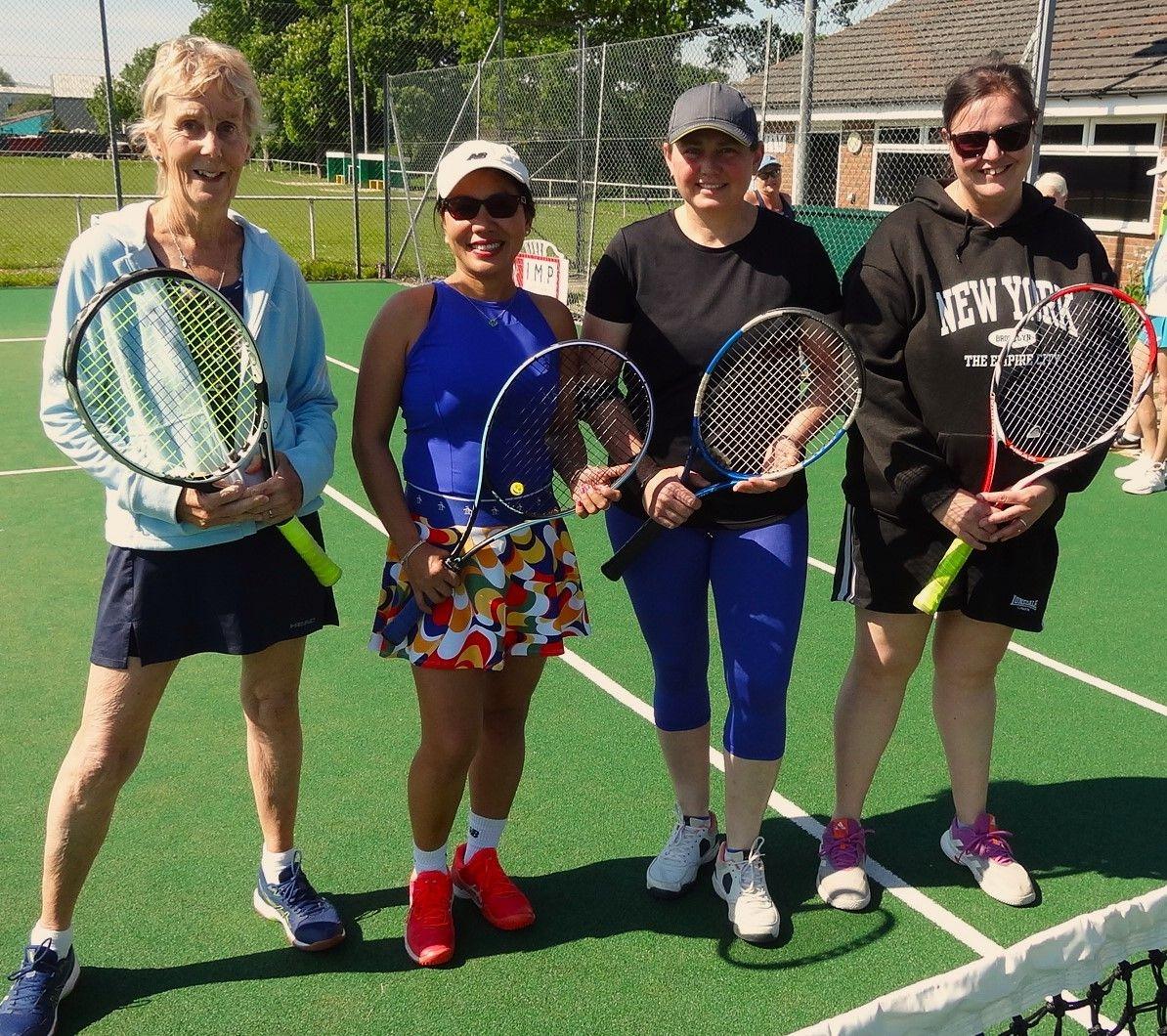 Hailsham Tennis Club ladies' first team has busy weekend