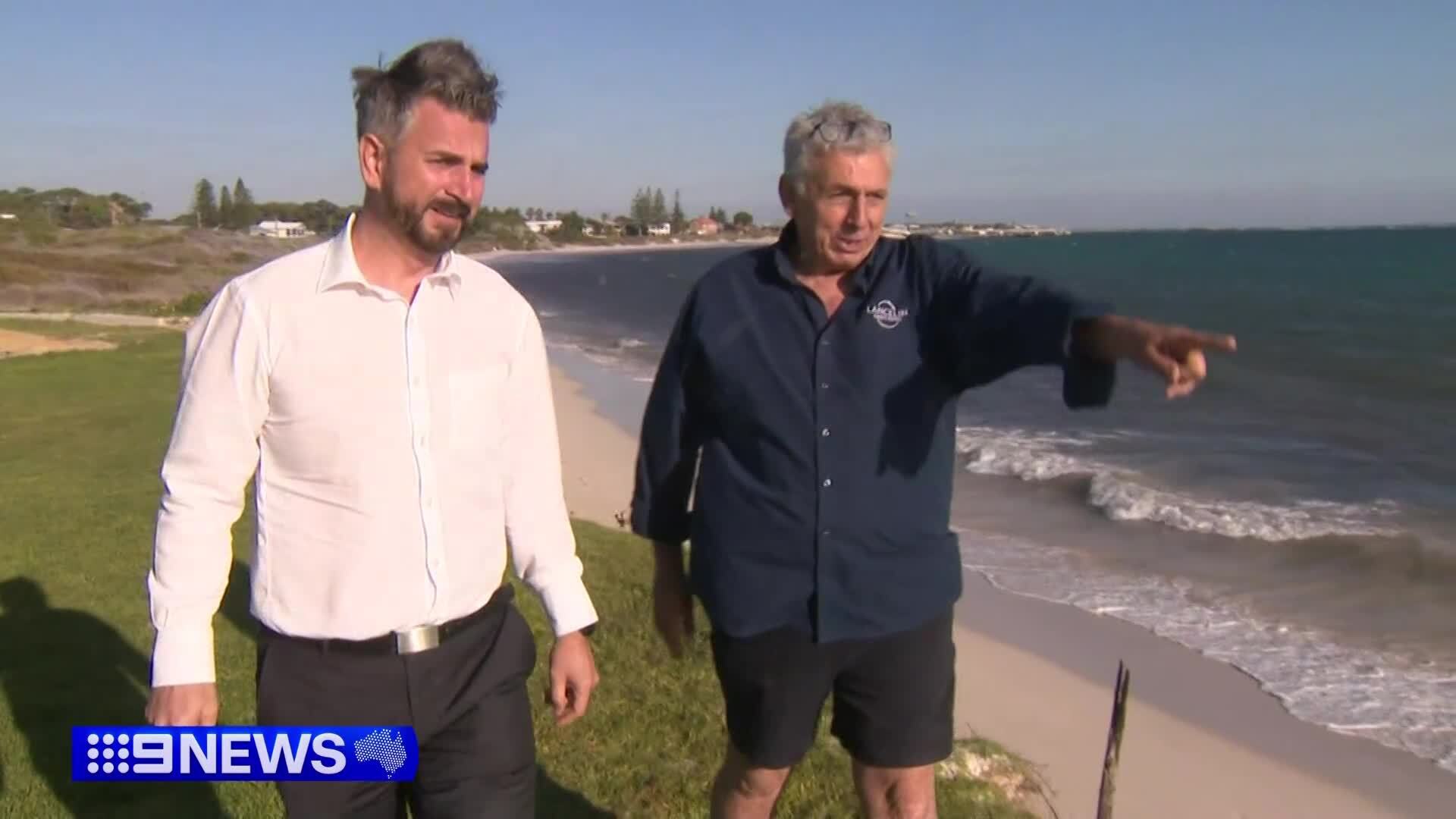 Dramatic image highlights holiday hotspot's erosion problem