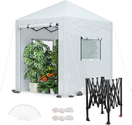 Nobody Will Ever Guess Where Your Lovely Small-Space Greenhouse Came From
