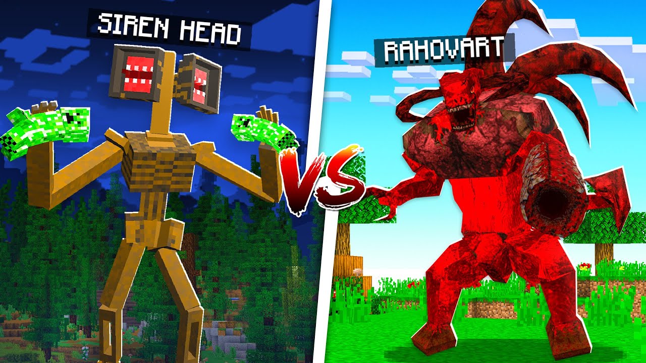 SIREN HEAD vs SCARIEST MINECRAFT BOSSES!