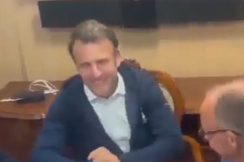 Truth behind Emanuel Macron's 'white bag' video on train as 'cocaine ...