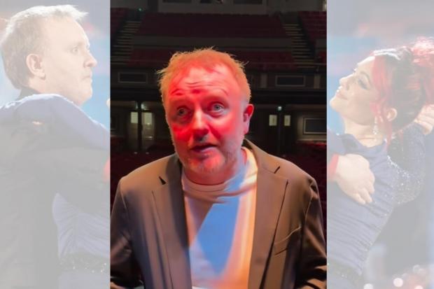 Chris McCausland shares joy of BAFTA win on stage at the Parr Hall