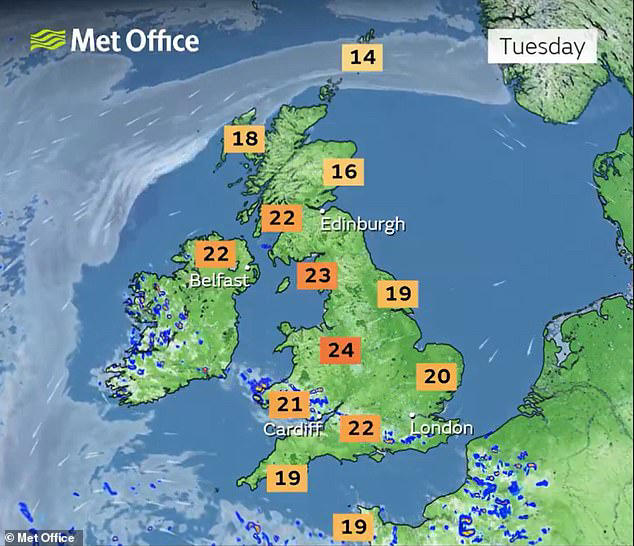 Map reveals where thunderstorms set to hit Britain within hours as Met ...