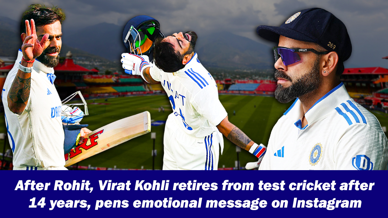 After Rohit, Virat Kohli retires from test cricket after 14 years, pens ...