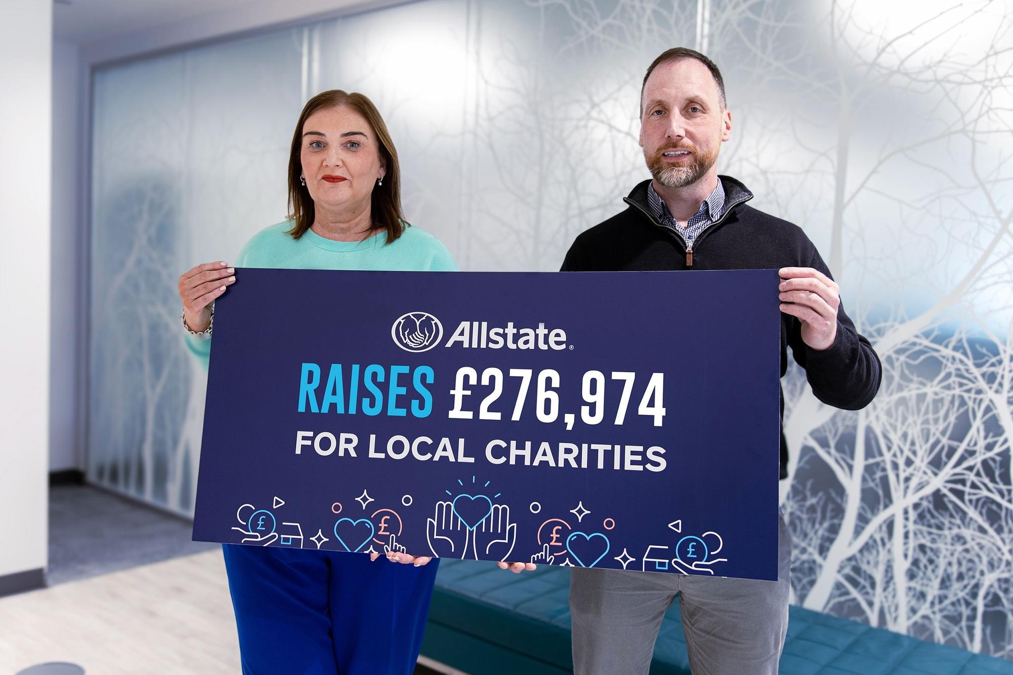 Allstate NI raises £376,000 for local charities in 2024