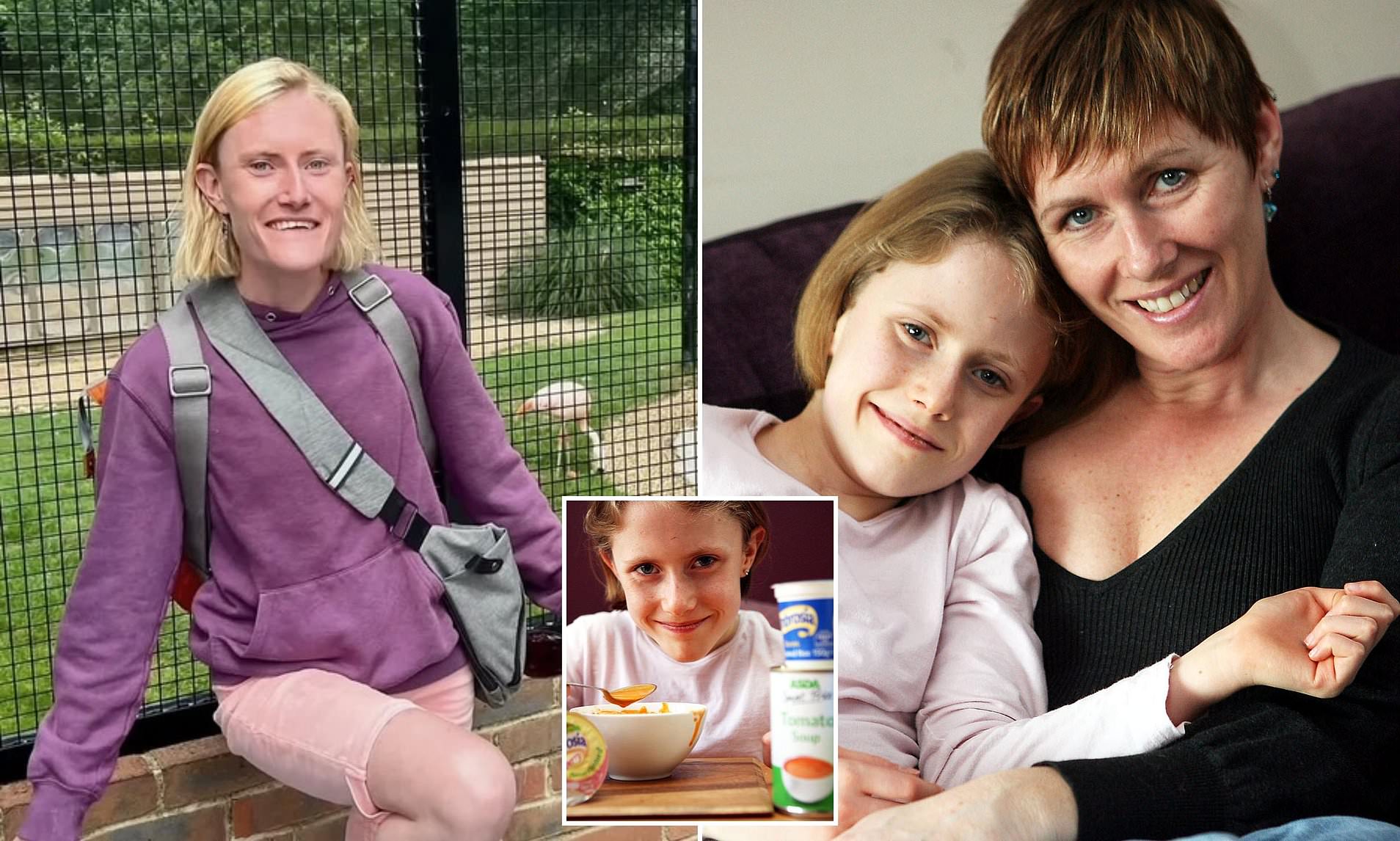 Woman who was fed vital nutrients through a tube for the 10 years of her life dies aged 26