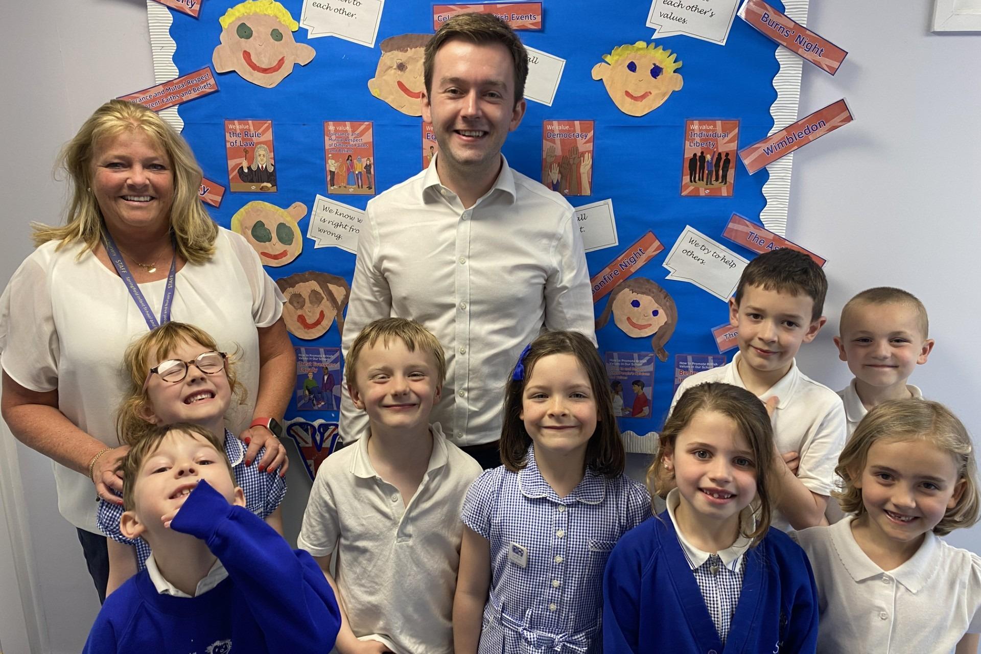 Worthing infant school and nursery visited by MP after glowing ...